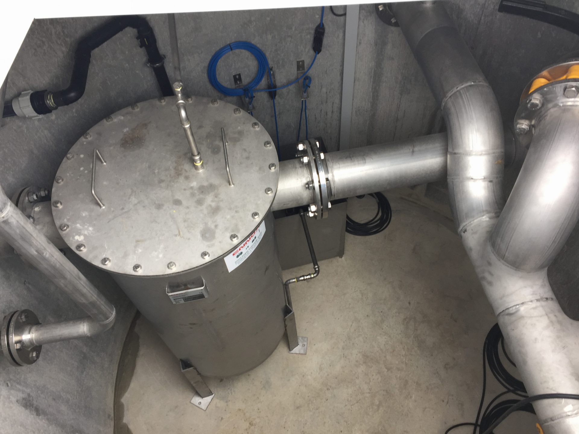 Condensate pot COP – ennox biogas technology